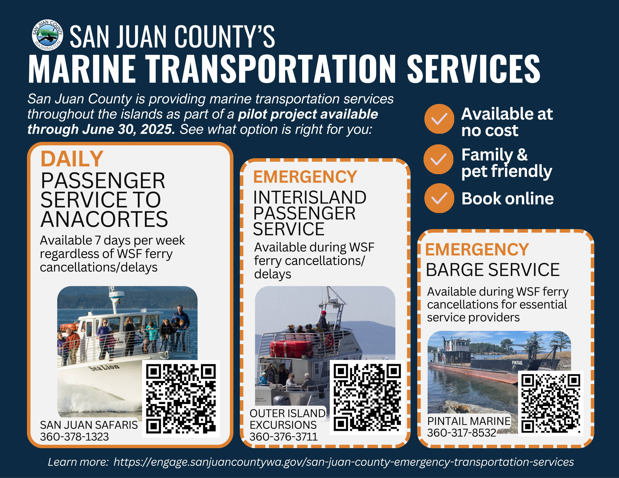 San Juan County launches pilot project to provide marine transportation ...